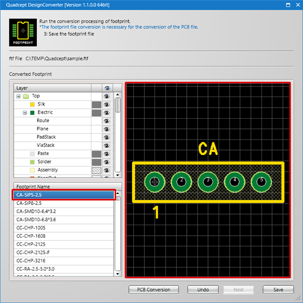 Quadcept DesignConverter - Converting data from CR-5000 Board Designer
